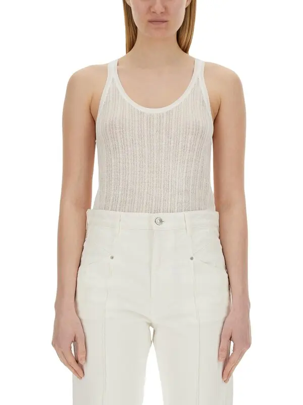 Isabel Marant Dorsia Top - White