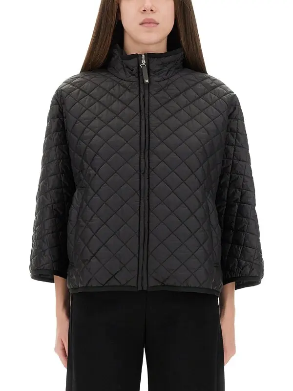 Max Mara Delfina Quilted Jacket - Black