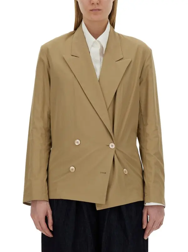 Dries Van Noten Double-breasted Shirt - Beige