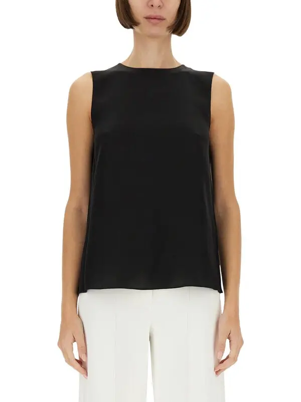 Theory Georgette Top - Black