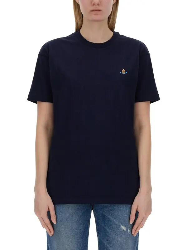 VIVIENNE WESTWOOD Logo T-shirt - Blue