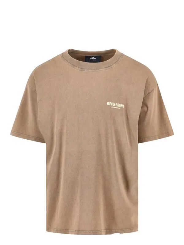 Thom Browne Maison Margiela Embroidered Logo T-shirt - Brown