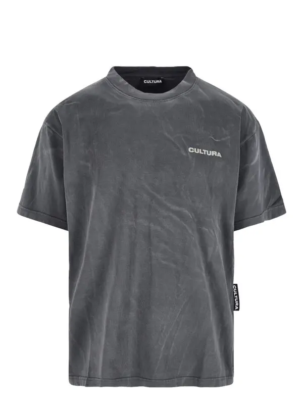 Versace Logo T-shirt - Gray
