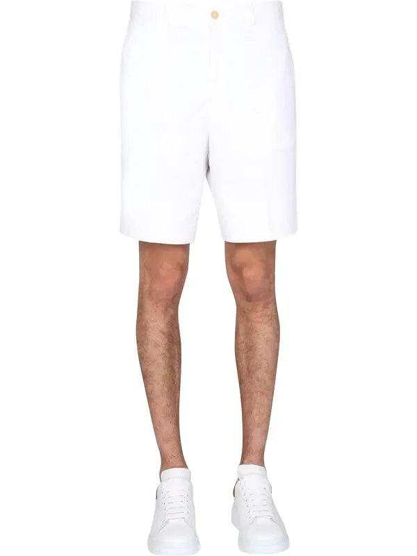 Alexander McQueen Tailored Bermuda Shorts - White