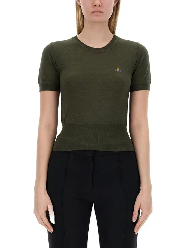 VIVIENNE WESTWOOD Jersey Top - Green