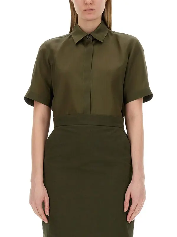 Max Mara Acanthus Shirt - Military Green