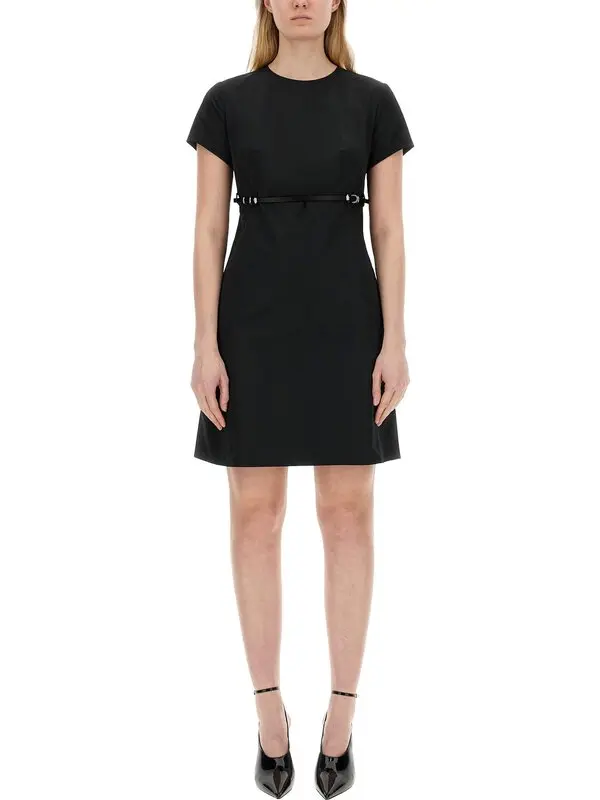 Givenchy Taffeta Voyou Dress - Black
