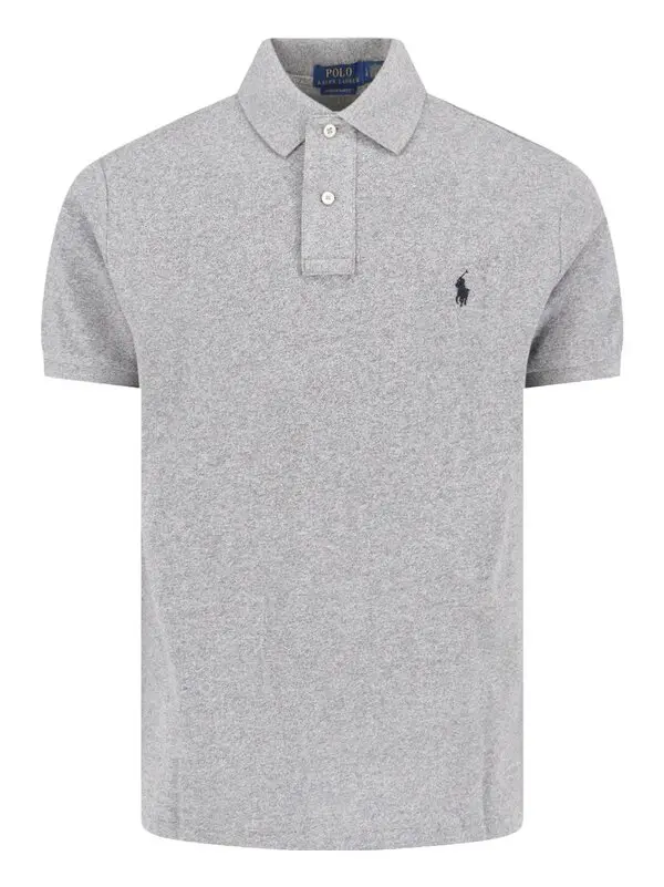 Moncler Logo Polo Shirt - Gray