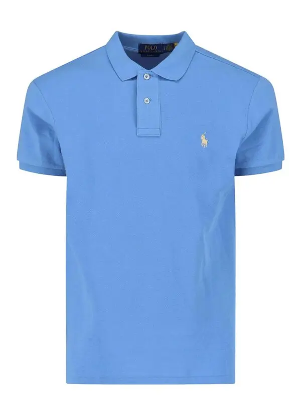 Marni Logo Polo Shirt - Light Blue