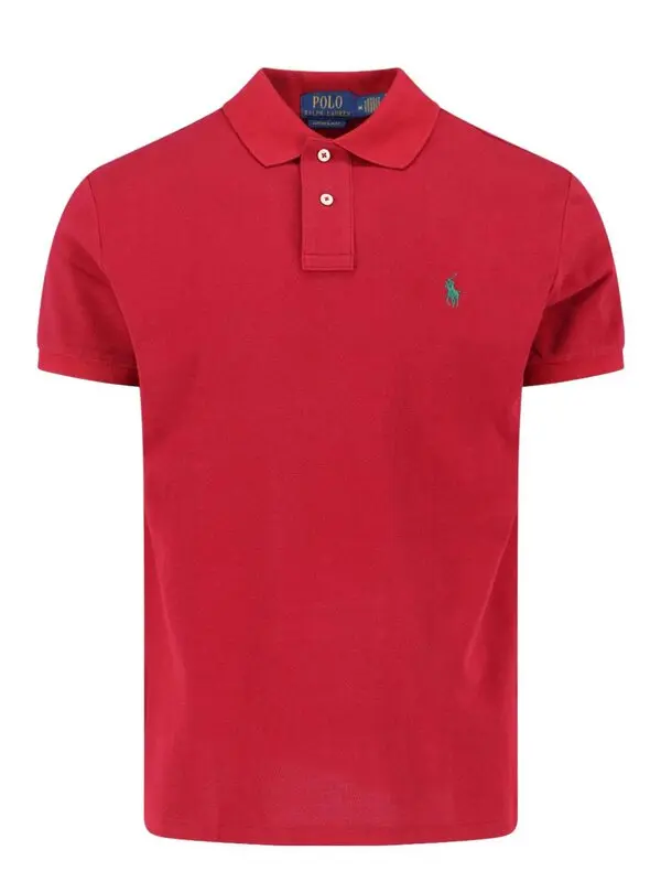 Moncler Logo Polo Shirt - Red