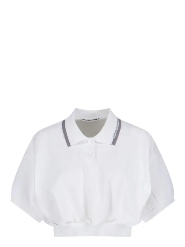 Moncler Logo Polo Shirt - White