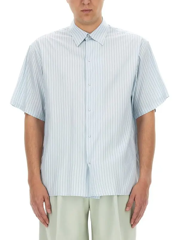 LANVIN Striped Shirt - Azure