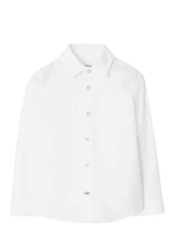 Burberry Long Sleeve Shirt - White