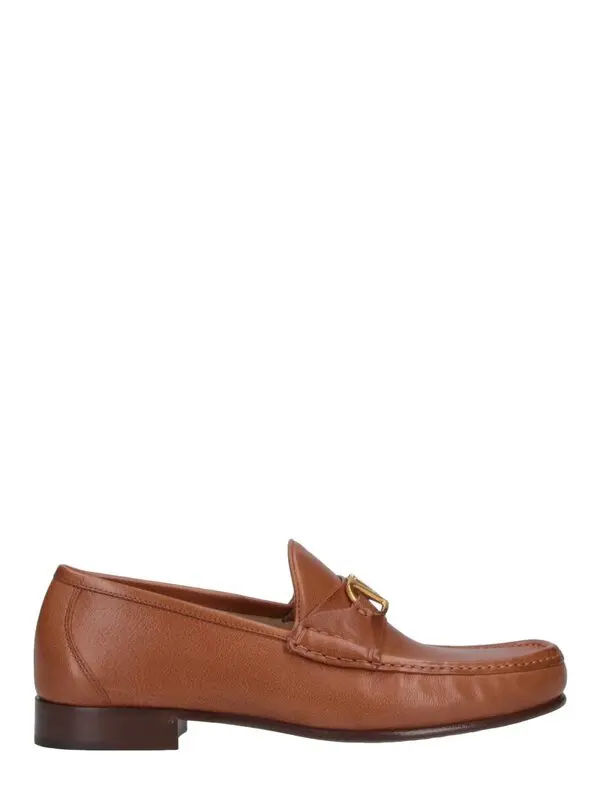 Valentino Garavani Vlogo Signature Loafers - Brown