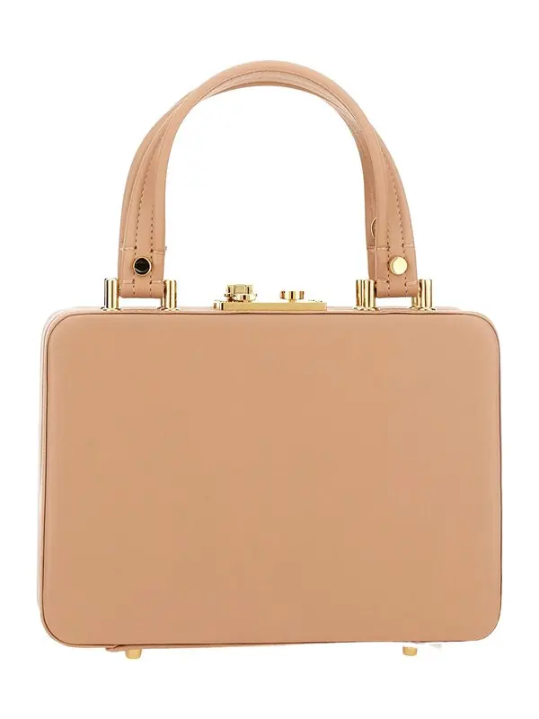 GIANVITO ROSSI Handheld Box Bag - Beige
