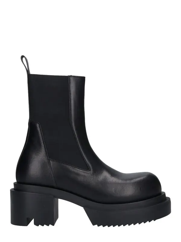 Rick Owens Beatle Bogun Chelsea Boots - Black