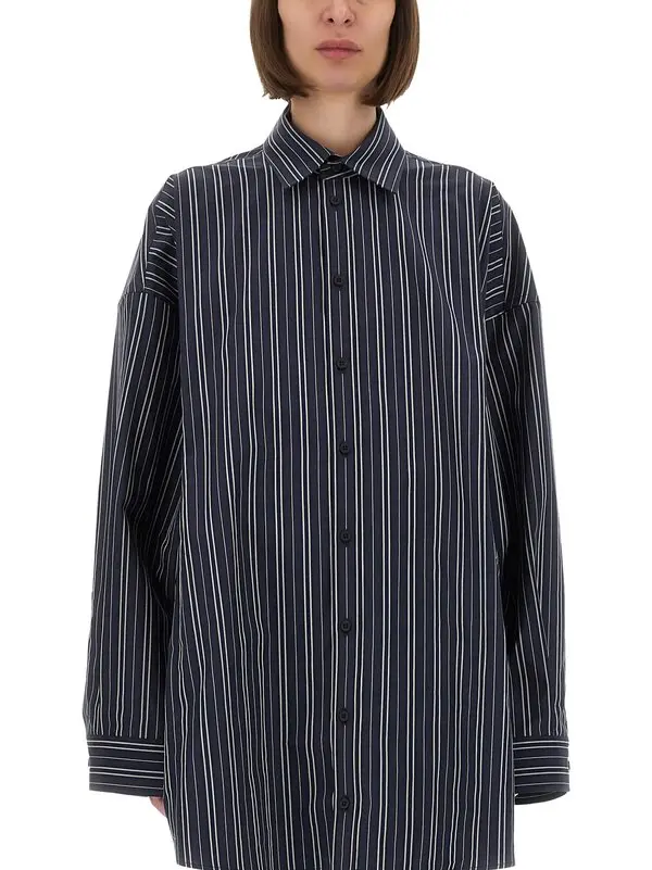 Balenciaga Oversize Shirt - Blue