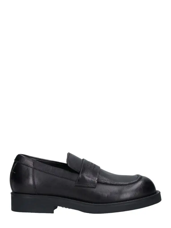 TOD'S Leather Loafers - Black