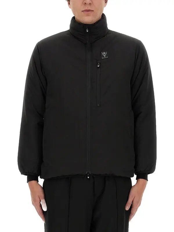 SOUTH2 WEST8 Jacket With Logo - Black
