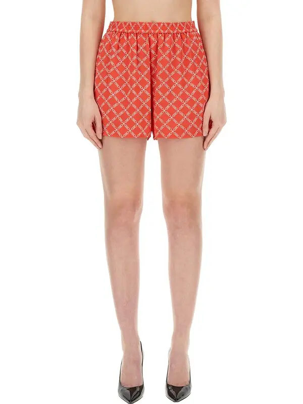 Michael Kors Shorts With Logo - Red