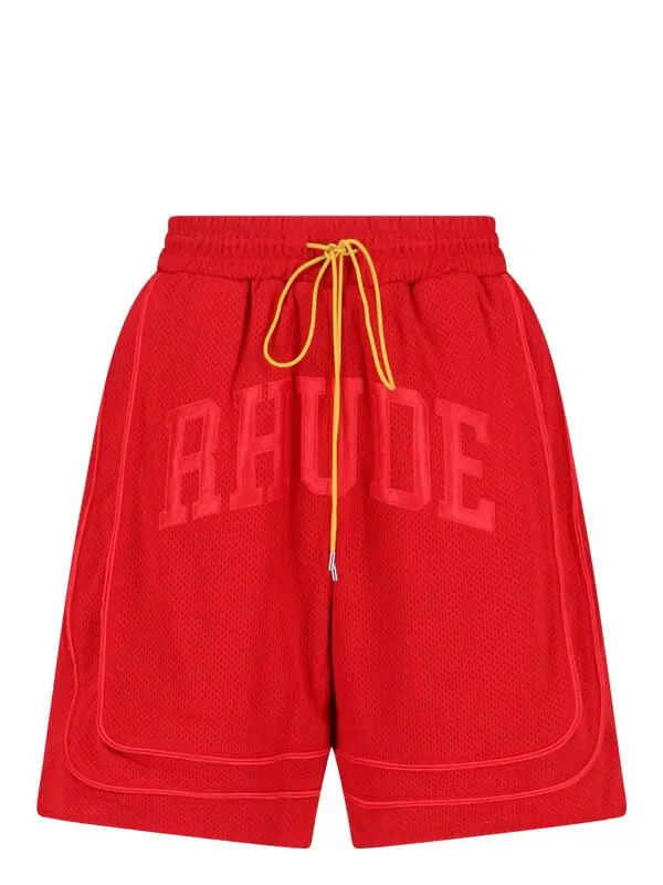 JIL SANDER Logo Shorts - Red