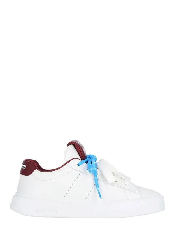 Miu Miu Logo Sneakers - White