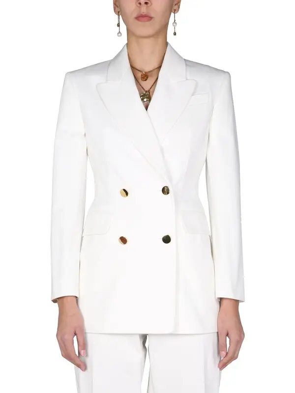 Alexander McQueen Double-breasted Jacket - White