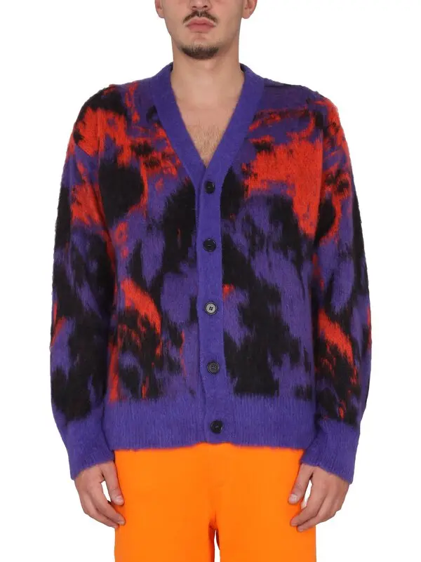 MSGM V-neck Cardigan - Multicolour
