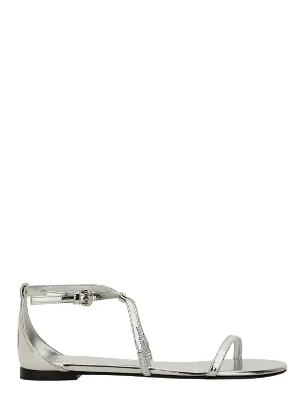 Alexander McQueen Strappy Sandal - Silver
