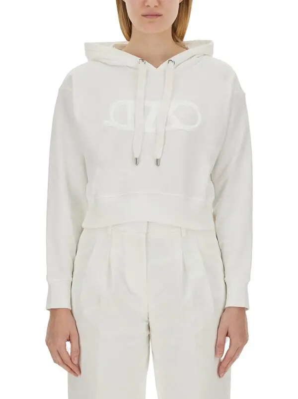 Michael Kors Logo Sweatshirt - White