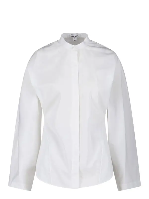 Alaïa Rounded Shirt - White
