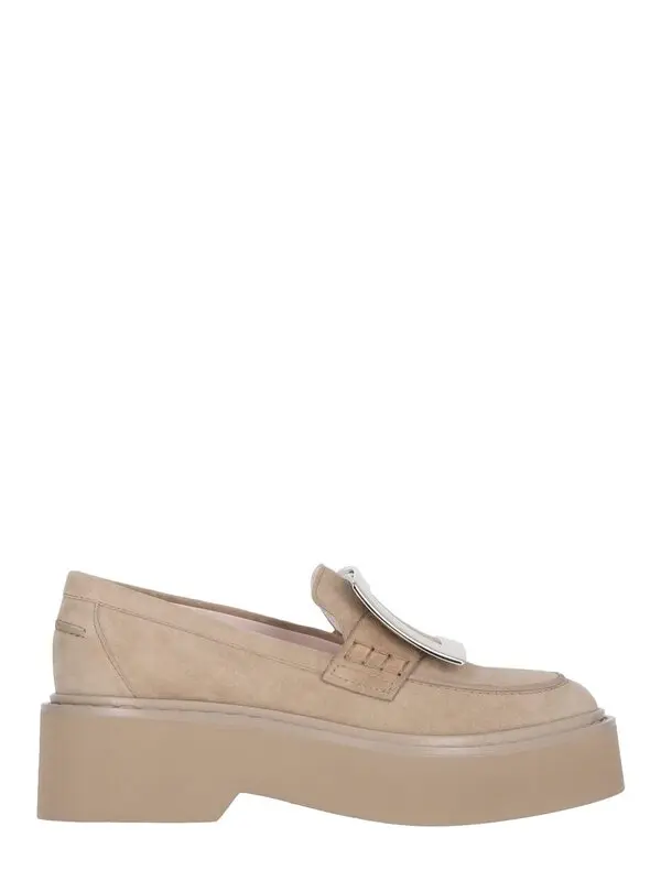 ROGER VIVIER Viv' Rangers Loafers - Beige