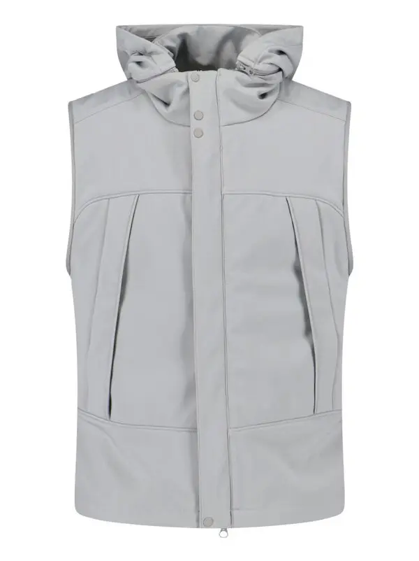C.P. COMPANY Hooded Vest - Gray