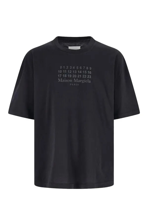 MAISON MARGIELA Numeric T-shirt - Black