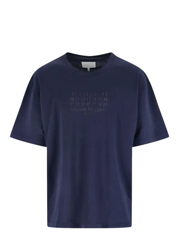 MAISON MARGIELA Numeric T-shirt - Blue
