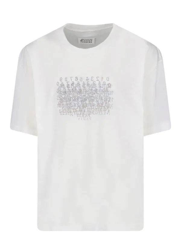 MAISON MARGIELA Numeric T-shirt - White