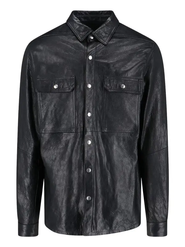 Miu Miu Lamb Leather Jacket - Black