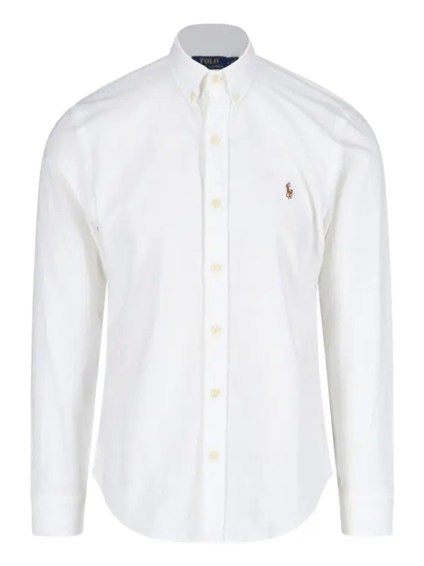 Polo Ralph Lauren Oxford Logo Shirt - White