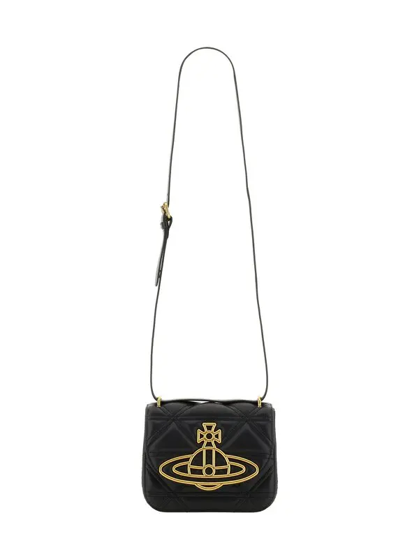 VIVIENNE WESTWOOD Linda Shoulder Bag - Black