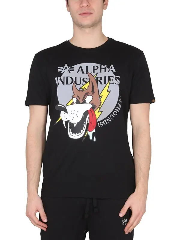 Alpha Industries Wolfhounds T-shirt - Black