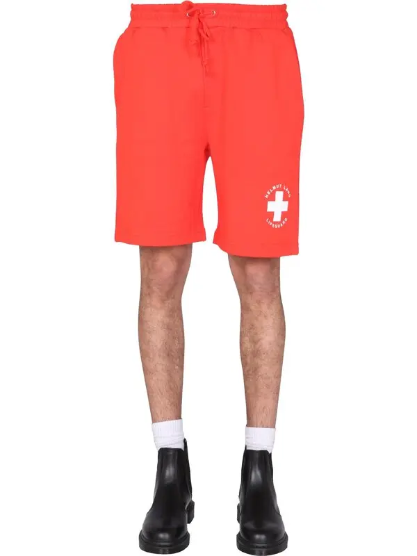 Helmut Lang Lifeguard Bermuda - Red