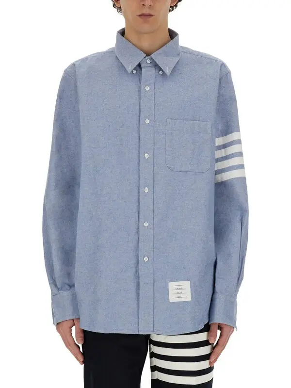 Thom Browne 4bar Shirt - Baby Blue