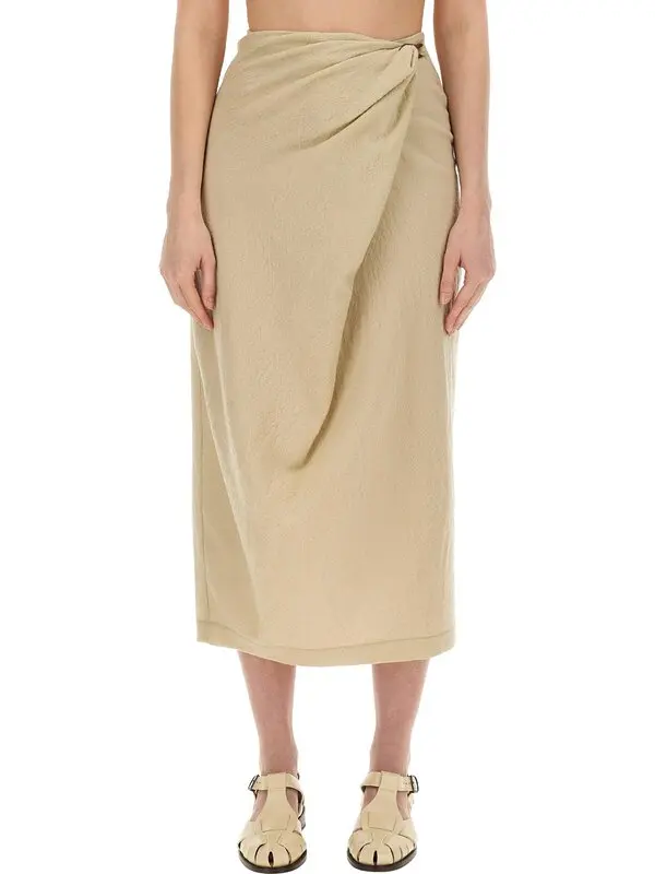 ALYSI Skirt With Hook - Beige