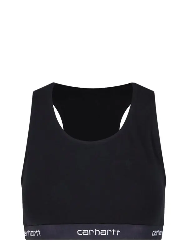 Carhartt Work In Progress Script Racer Sports Top - Black