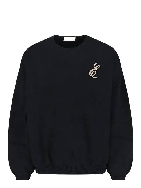 Moncler Logo Sweater - Black