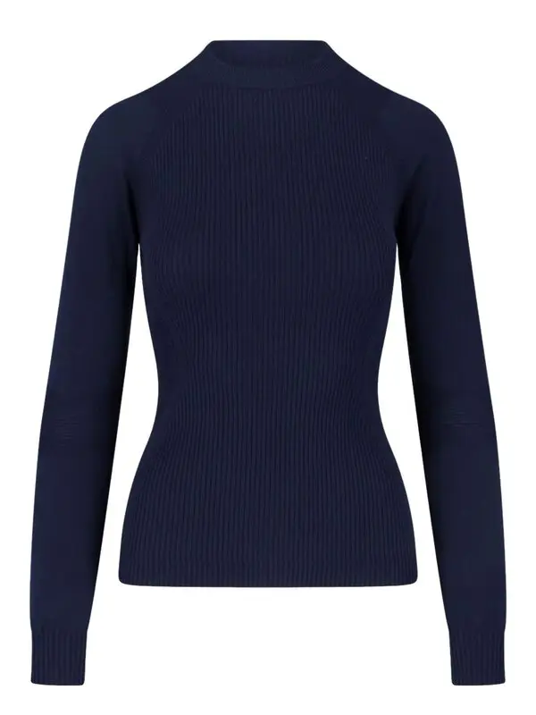 Moncler Logo Sweater - Blue