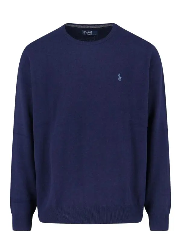 Moncler Logo Sweater - Blue