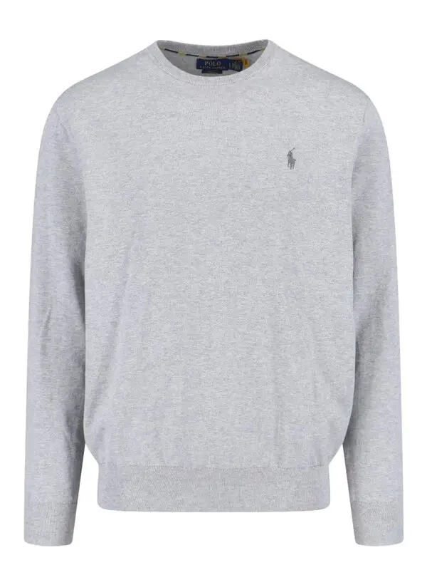 Polo Ralph Lauren Logo Sweater - Gray