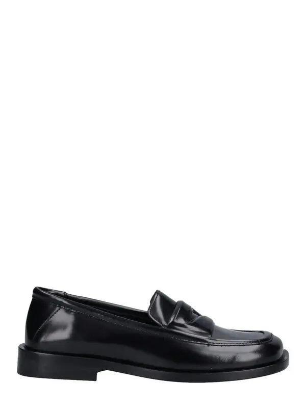 Attico Amanda College Loafers - Black