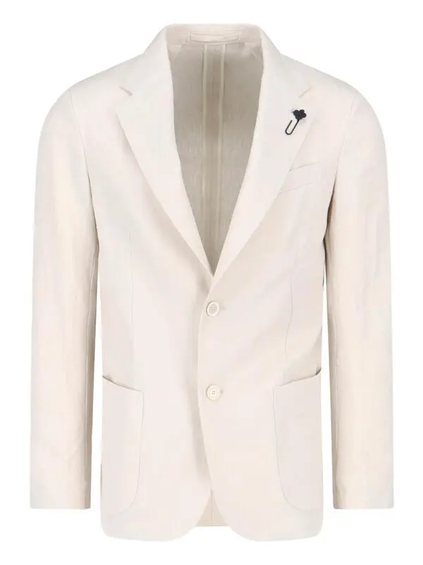 Max Mara Single-breasted Blazer - Cream